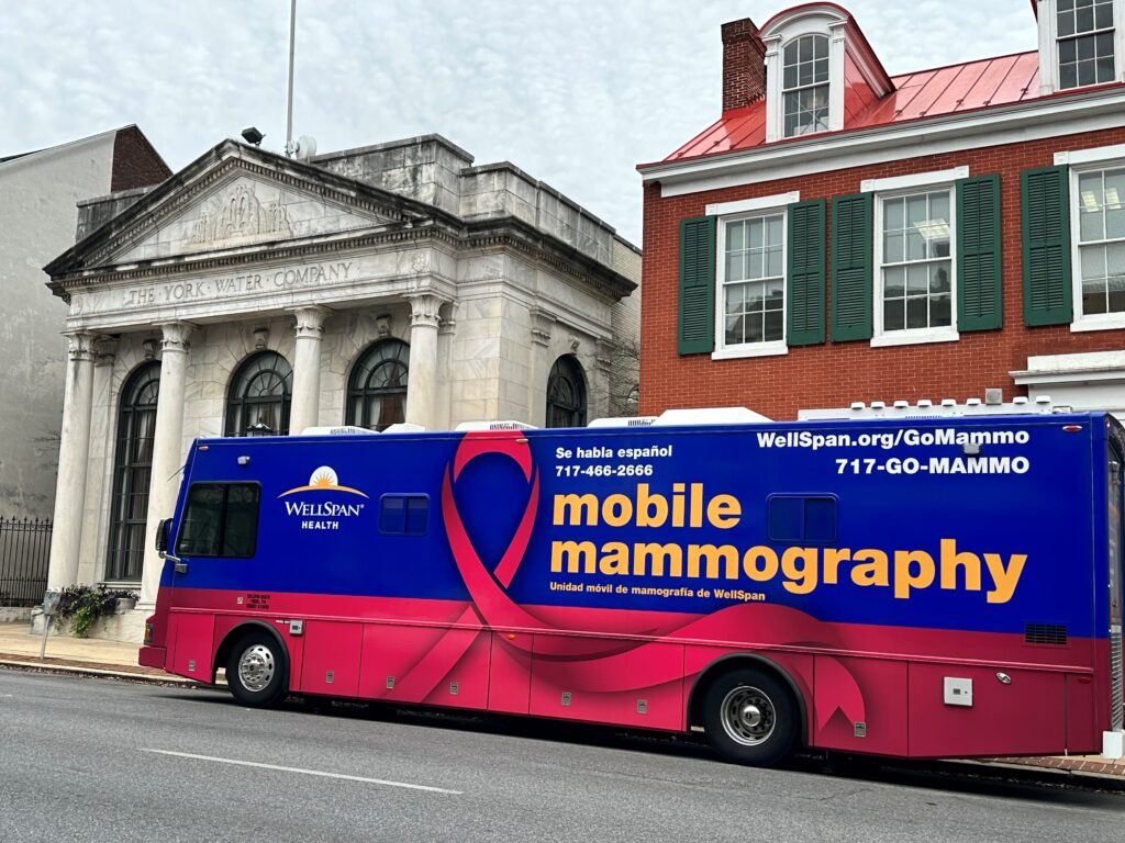 WellSpan Mobile Mammography Bus at York Water - The York Water Company